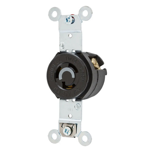 Hubbell HBL4760, Single Flush Receptacles, Black Nylon Face, Back and – AuroraIndustry.com