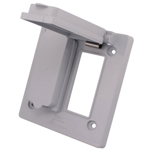 IPEX 077096, Scepter PVC Double Gang Weatherproof Cover, VSGG202, Doub ...