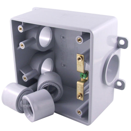 IPEX 077369, Scepter PVC F-Series Universal Double Gang Box, FSCCU-2-1 ...