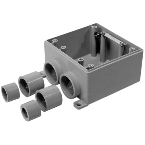 IPEX 077372, Scepter PVC F-Series Universal Double Gang Box, FSSU-2-10 ...