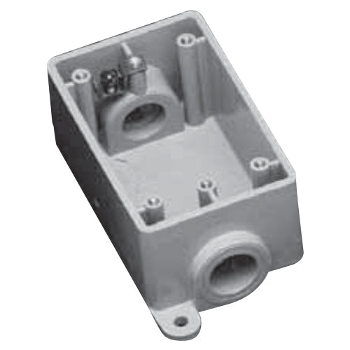IPEX 077608, Scepter PVC F-Series Single Gang Box, FSC15, 3/4 Inch Hub ...
