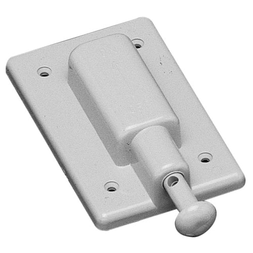 IPEX 077630, Scepter PVC Single Gang Weatherproof Cover, VPT15/10, Plu ...
