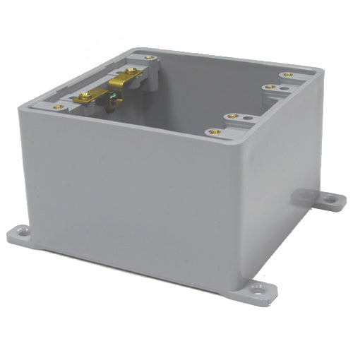 IPEX 077649, Scepter PVC F-Series Blank Double Gang Box, FDU-2, Square ...