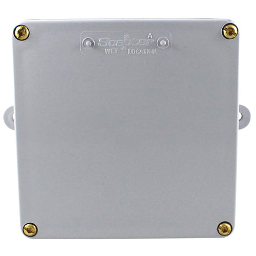 IPEX 077670, Scepter PVC Molded Junction Box with Gasket, JB552, 5x5x2 ...