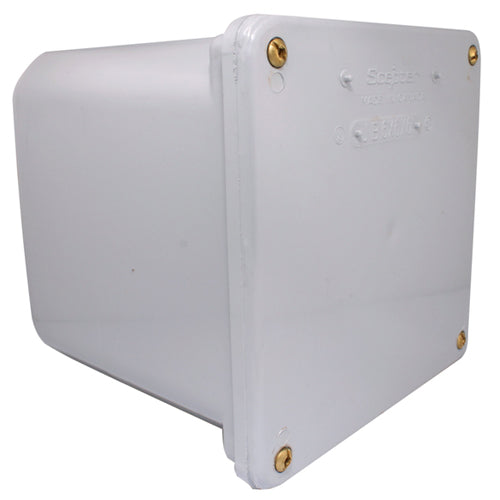 IPEX 077698, Scepter PVC Molded Junction Box with Gasket, JB666, 6x6x6 ...