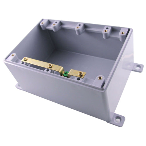 IPEX 077737, Scepter PVC F-Series Blank Triple Gang Deep Box, FD-3, Gr ...