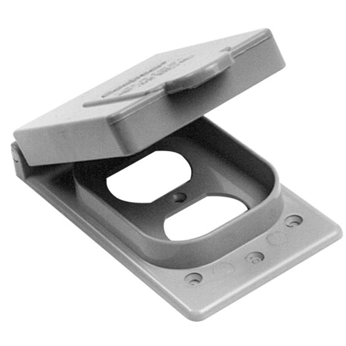 IPEX 077993, Scepter PVC Single Gang Weatherproof Cover, WDR15/10, Dup ...