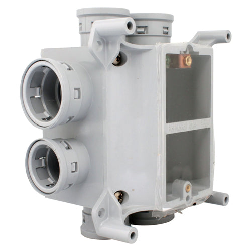 IPEX 089049, Kwikon 3-1/2'' PVC Deep Concrete Wall Box, SVDB-H-15/20 ...