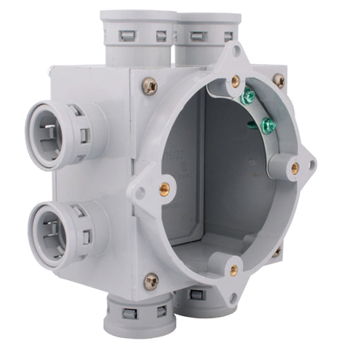 IPEX 089481, Kwikon PVC Shallow Slab Box with Molded Connectors, SMBS ...