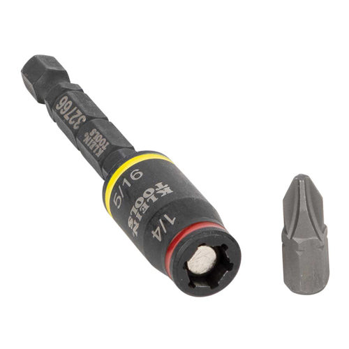 Klein Tools 32766, 3-in-1 Impact Flip Socket, 1/4-Inch, 5/16-Inch, 3-I ...