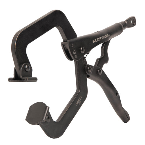 Klein Tools 38621, C-Clamp Locking Pliers With Swivel Jaws, 9-Inch ...