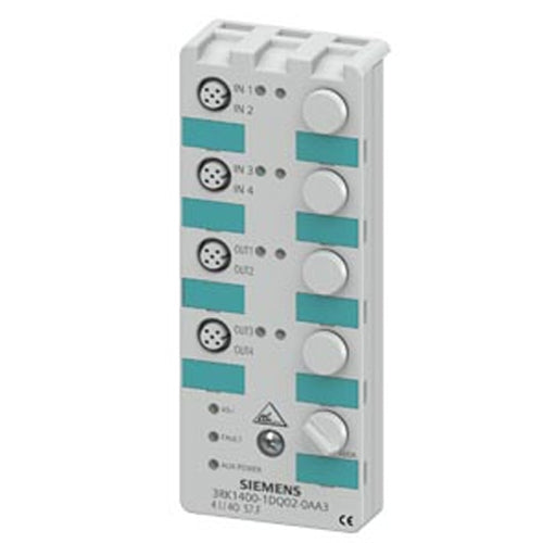 Siemens 3RK1400-1DQ02-0AA3, AS-i Compact Module K60 Digital 2 x (2 DI ...