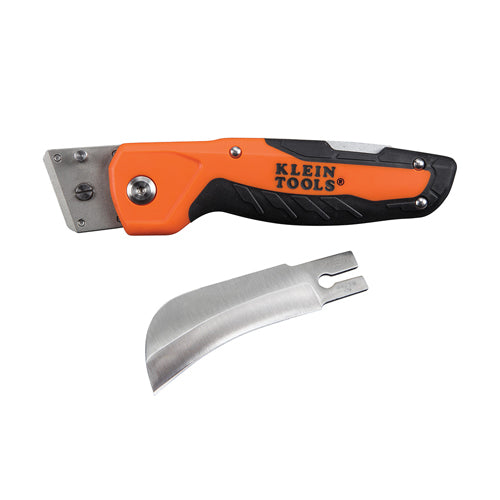 Klein Tools 44218, Cable Skinning Utility Knife with Replaceable Blade ...