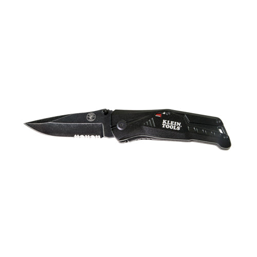 Klein Tools 44223, Spring-Assisted Open Pocket Knife, Black ...