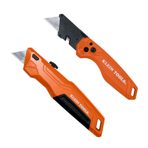 Klein Tools 44312, Folding And Slide Out Utility Knife Set ...