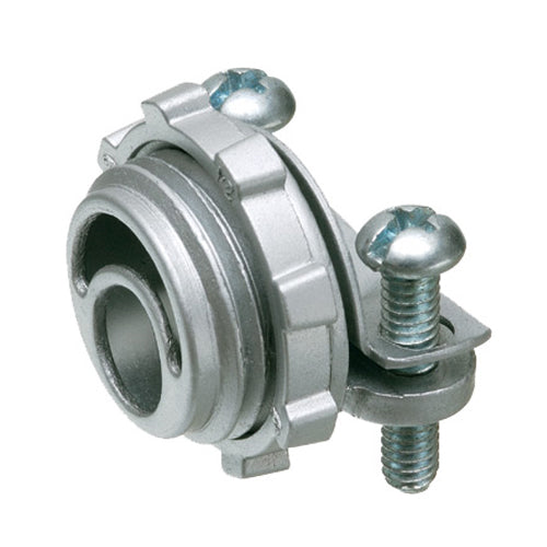 Arlington 8404, 1-1/4" Knockout Cable Connector with Round End Stop, 1 ...