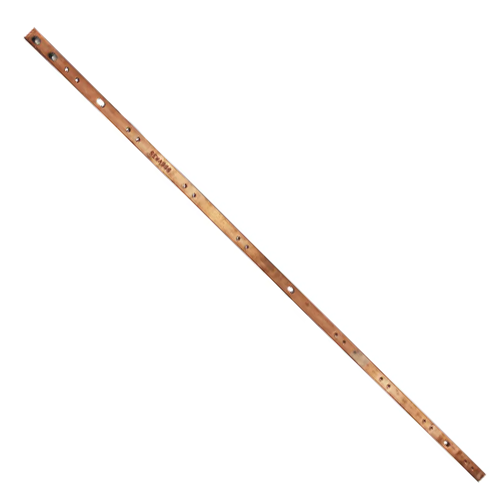 Burndy BBBHR19, Bare Copper Busbar for Horizontal Racks, 19" Long, 3/4 ...