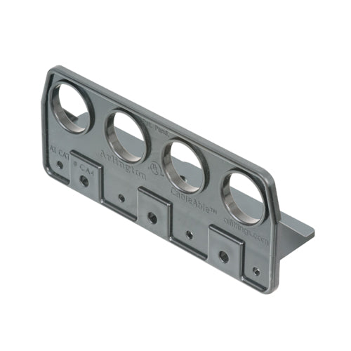 Arlington CA4, CableAble® Cable & Conduit Support Brackets, Four 1-1/4 ...