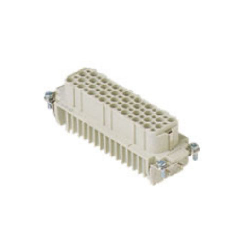 ITC CDF-64, 10A Crimp Female Insert Only, 64+G Poles, 600V, Crimp Cont ...