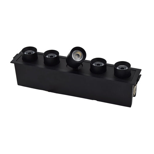 Canolight CL-LBS5-15-5CCT-BL, ﻿5 Head LED Recessed Linear Adjustable S ...