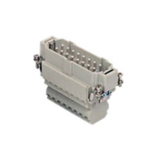 ITC CSSM16, 16A Male Insert, 16 Poles + Ground, Dual Spring Connection ...