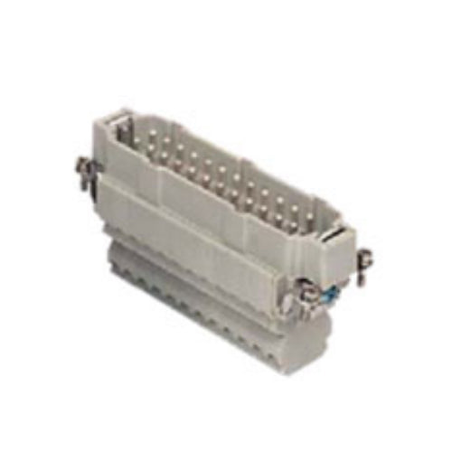 ITC CSSM24, 16A Male Insert, 24 Poles + Ground, Dual Spring Connection ...
