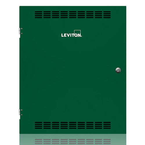 Leviton DINRK-A03, DIN Rail Rack Mount Enclosure, Medium, 21x25 in wit ...