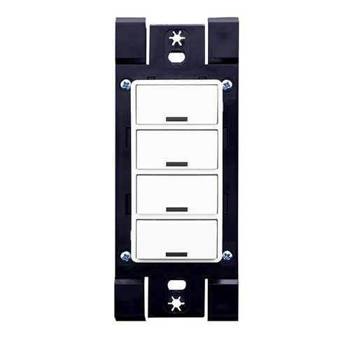 Leviton DLDNK-4W, Lumina RF Decora 4-Button Multi-Function BLE Keypad ...