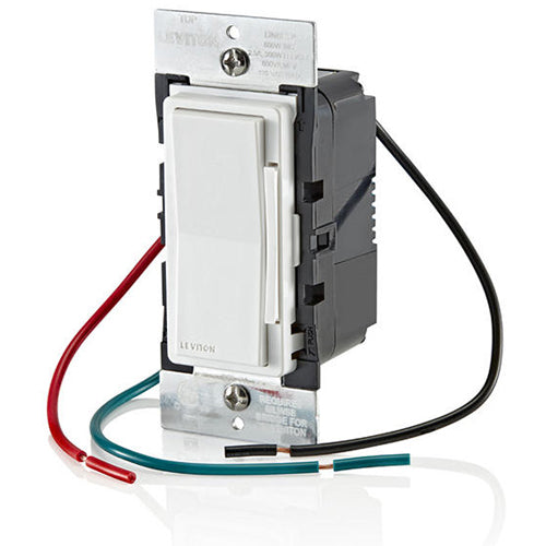 Leviton DN6HD-1BW, Decora Smart Wi-Fi (2nd Gen) Dimmer, No-Neutral, 30 ...