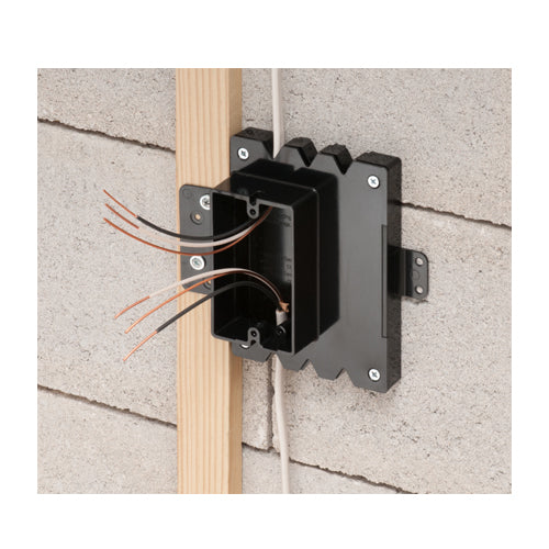 Arlington FSB1, Furred Wall Box, Single Gang Box and Cover, White Cove ...