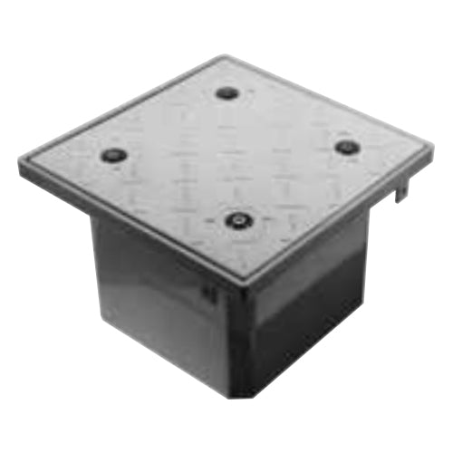 IPEX 077689, Scepter PVC Flanged Highway Junction Box, H887, 8x8x7 Inc ...