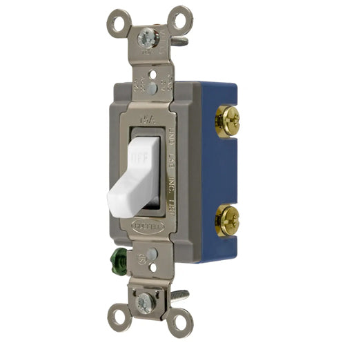 Hubbell HBL1201W, Extra Heavy Duty Industrial Series, Toggle Switch, S ...