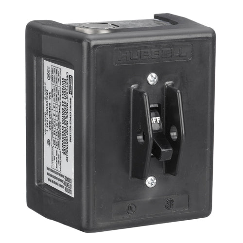 Hubbell HBL1389, Circuit-Lock Toggle Disconnect Switch, NEMA 1 Thermop ...