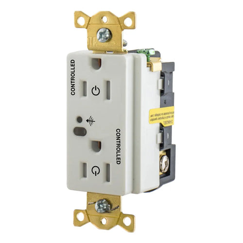 Hubbell HBL5262RFC2W, Logic Load Control Wireless Switched Duplex Rece ...