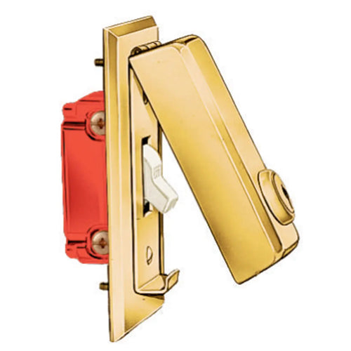 Hubbell HBL96061, Brass Locking Cover Attachment for Switches, Straigh ...