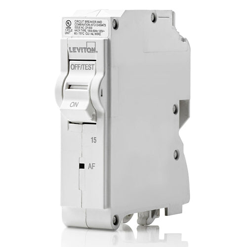 Leviton LB115-AF, 15A 1-Pole AFCI Branch Circuit Breaker with Hydrauli ...