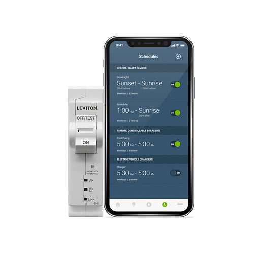 Leviton LB115-DST, 15A 1-Pole 2nd Gen Smart AFCI/GFCI Dual Function Br ...