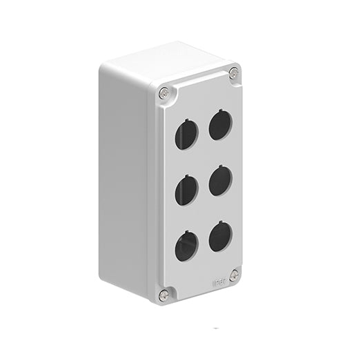 Lovato LPZM6CA8, Multiholes Metal Control Station, Empty with No Actua ...