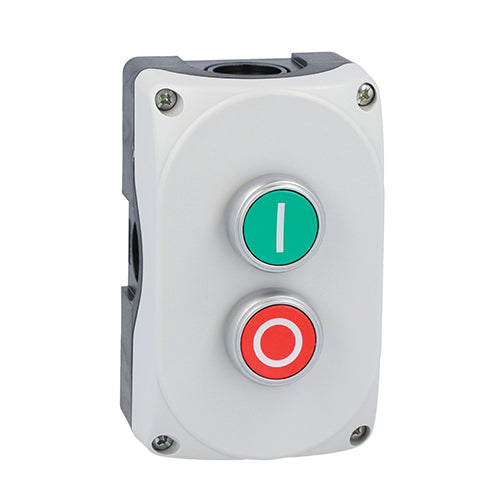 Lovato LPZP2B8900, Grey control station LPZP2A8 complete with green fl ...