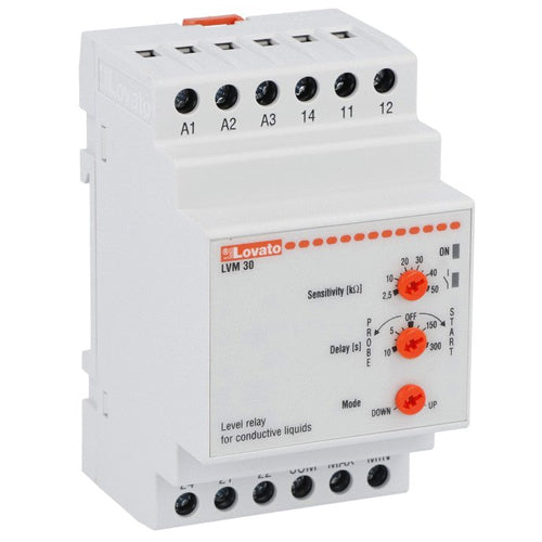 Lovato LVM30A415, Level Monitoring Relay, Modular Version, Dual-Voltag ...