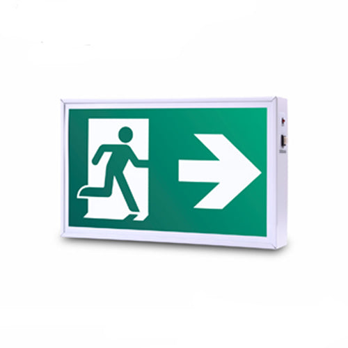 NEXLEDS NX-EMRMS, LED Exit Sign, 120-347VAC, 1W, 90 Lumens, White, Ni ...