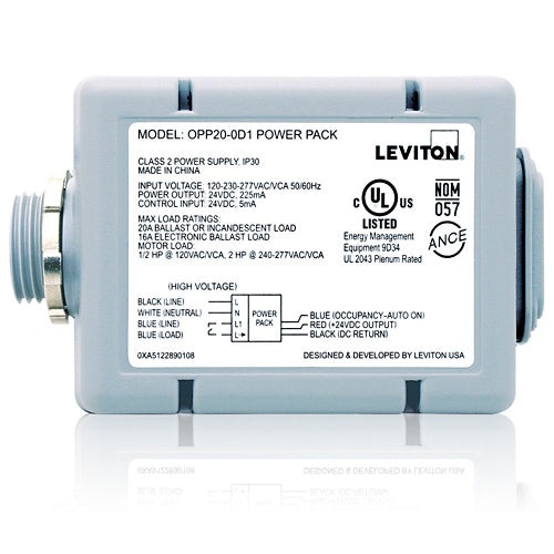 Leviton OPP20-D2, Super Duty Occupancy Sensor Power Pack with Auto-ON ...