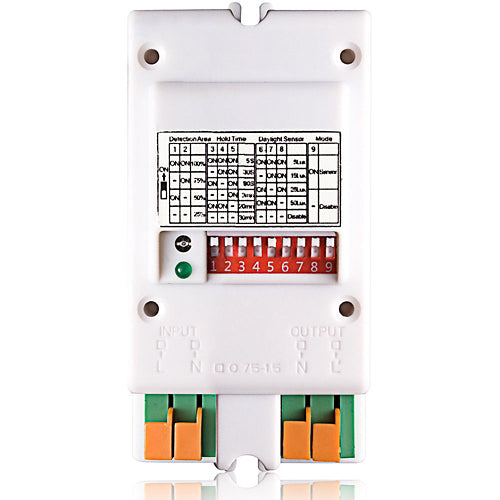 Leviton OSM3D-V1W, High Frequency Microwave Occupancy Sensor, 150° Wal ...