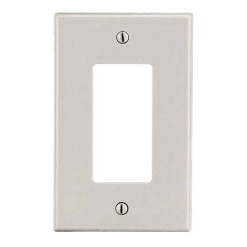 Hubbell P26LA, Wallplates for Style Line Decorator Receptacle, 1-Gang ...