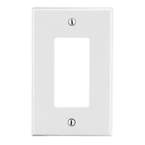 Hubbell P26W, Wallplates for Style Line Decorator Receptacle, 1-Gang ...