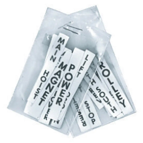 Hubbell PBSLP, Push Button Station Accessories, Indicator Label Pack ...