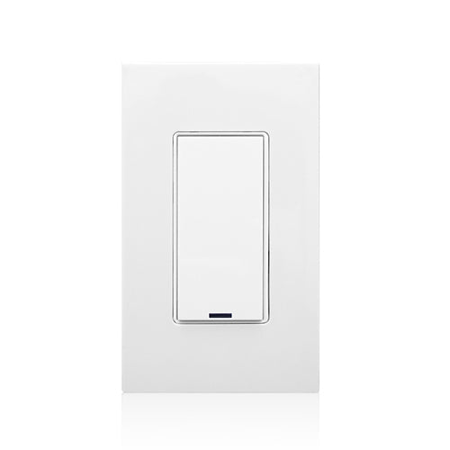 Leviton PLVSW-1LW, Low Voltage Keypad, 1-Button ON/OFF Controller for ...