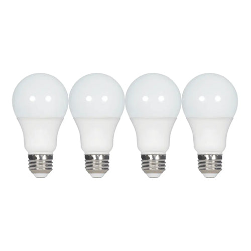 Satco S39597, A19 LED, 9.5W, 120V, 5000K Natural Light, 800 Lumens, Me ...