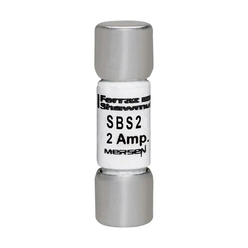 Mersen SBS2, SBS Midget Fast-Acting Ferrule Fuse, 600VAC, 2A ...