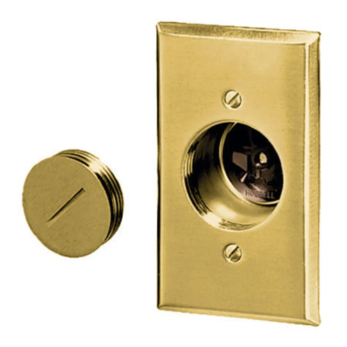 Hubbell HBL5236, Miscellaneous Receptacle, Display Type, Brown Phenoli ...